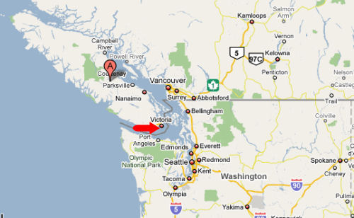 Google Map of British Columbia - Security Guards Companies